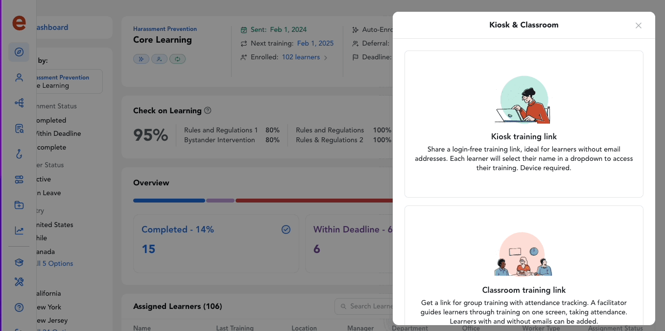 How to set up on site training using Kiosk Mode – Ethena