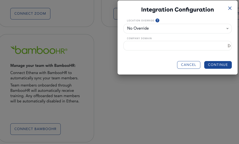 BambooHR Setup & FAQs – Ethena